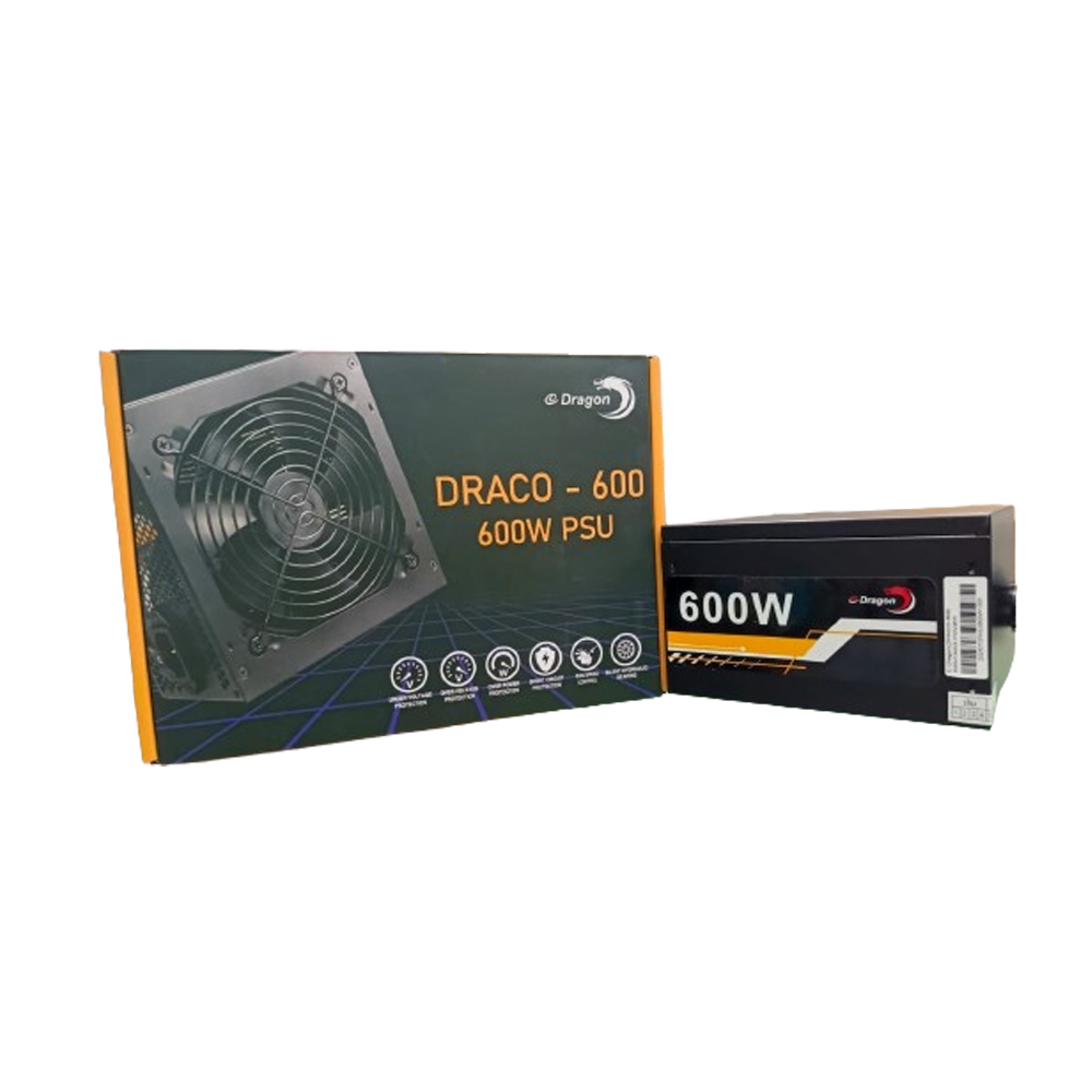 E-Dragon Draco 600W Power Supply - Custom PC Build Pakistan
